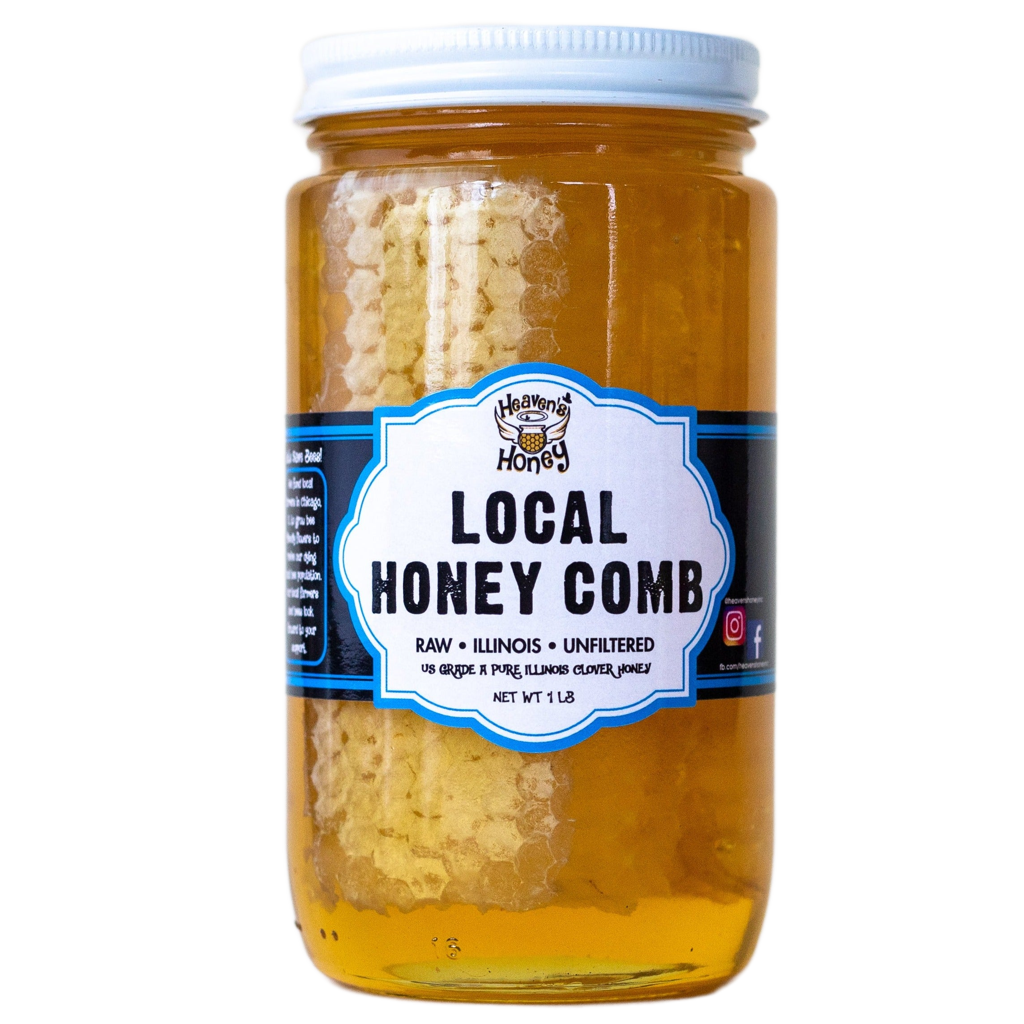 Local Honey with Comb | Pure, Raw, Local – Heaven's Honey Inc.